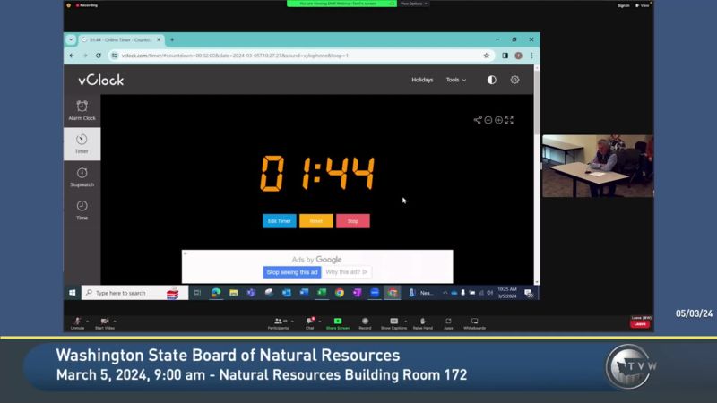 Washington State Board of Natural Resources - TVW
