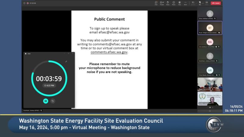 Washington State Energy Facility Site Evaluation Council - TVW