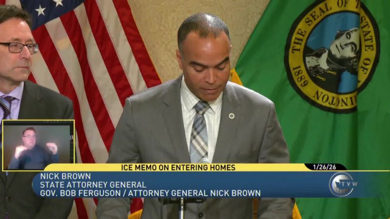 Gov. Bob Ferguson/Attorney General Nick Brown Press Conference - TVW