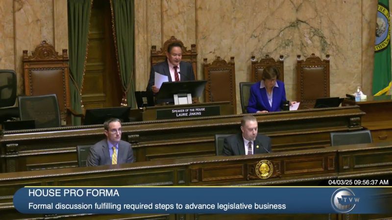 House Pro Forma Session - April 3 - TVW