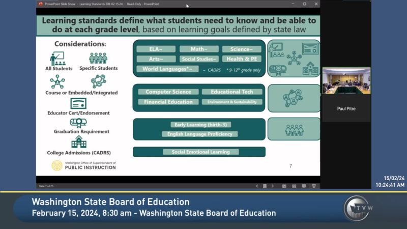 Washington State Board of Education - TVW