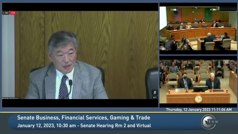 Senate Business, Financial Services, Gaming & Trade - TVW