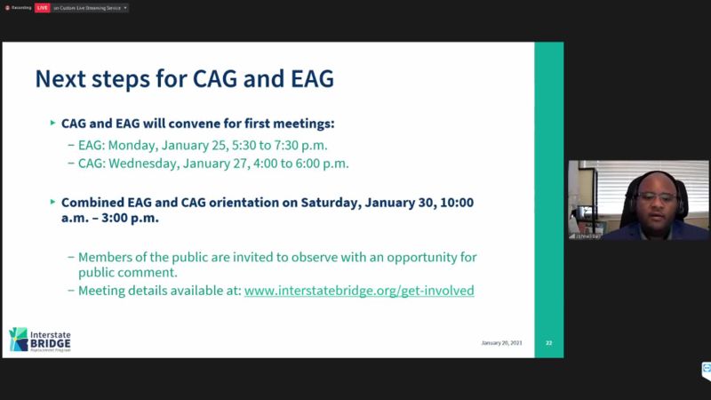 Interstate Bridge Replacement Program Executive Steering Group - TVW