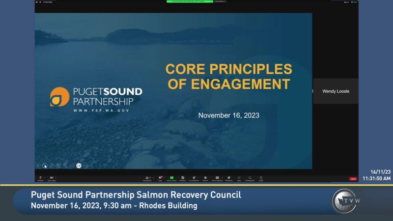 Puget Sound Partnership Salmon Recovery Council - TVW