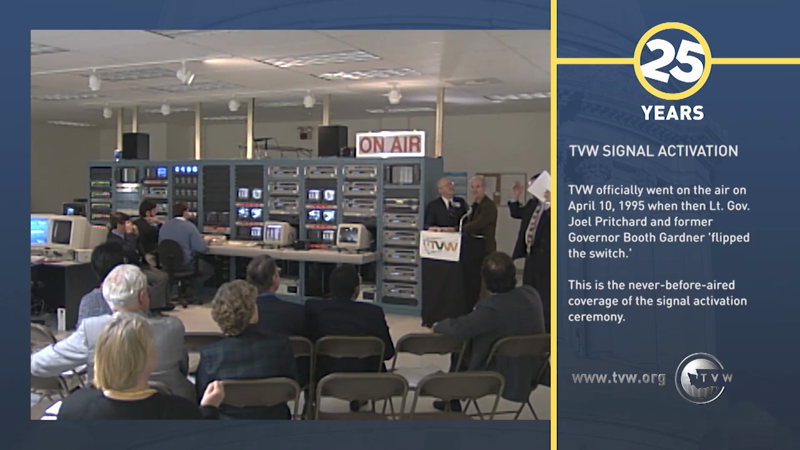 History of TVW: Signal Activation Ceremony - TVW