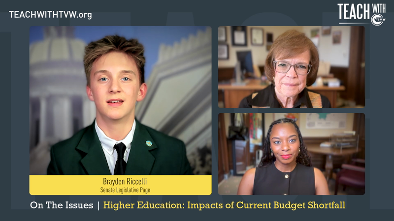 On The Issues - Higher Education: Impacts of Current Budget Shortfall - TVW