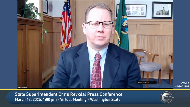 State Superintendent Chris Reykdal Press Conference - TVW