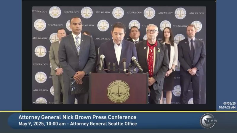 Attorney General Nick Brown Press Conference - TVW