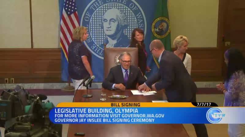 Governor Inslee Bill Signing Ceremony - TVW
