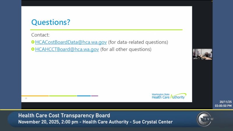 Health Care Cost Transparency Board - TVW