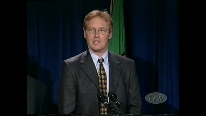 Gov. Locke press conference - TVW