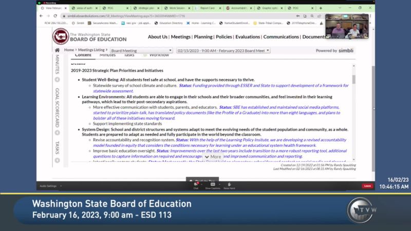 Washington State Board of Education - TVW