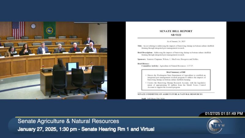 Senate Agriculture & Natural Resources - TVW