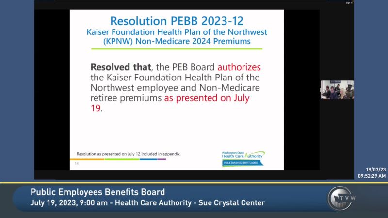Public Employees Benefits Board - TVW