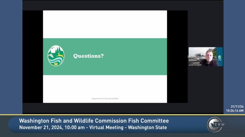 Washington Fish and Wildlife Commission Fish Committee - TVW