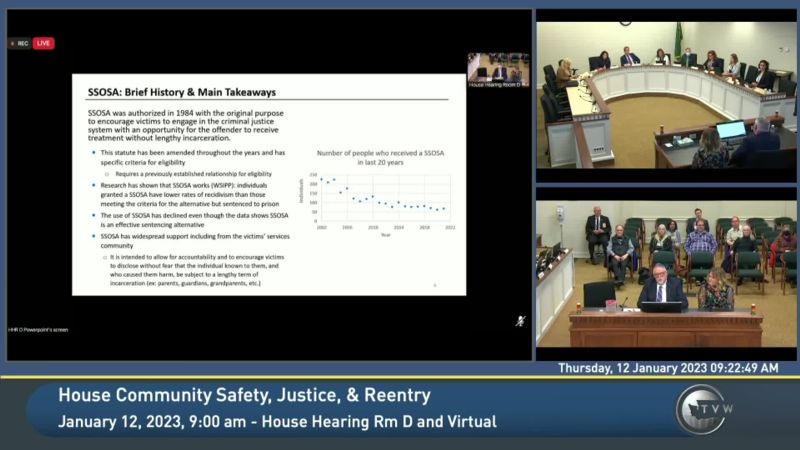 House Community Safety, Justice, & Reentry - TVW