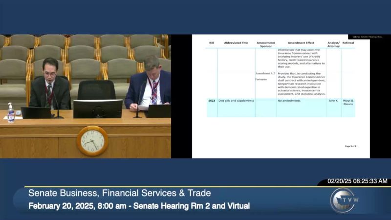 Senate Business, Financial Services & Trade - TVW