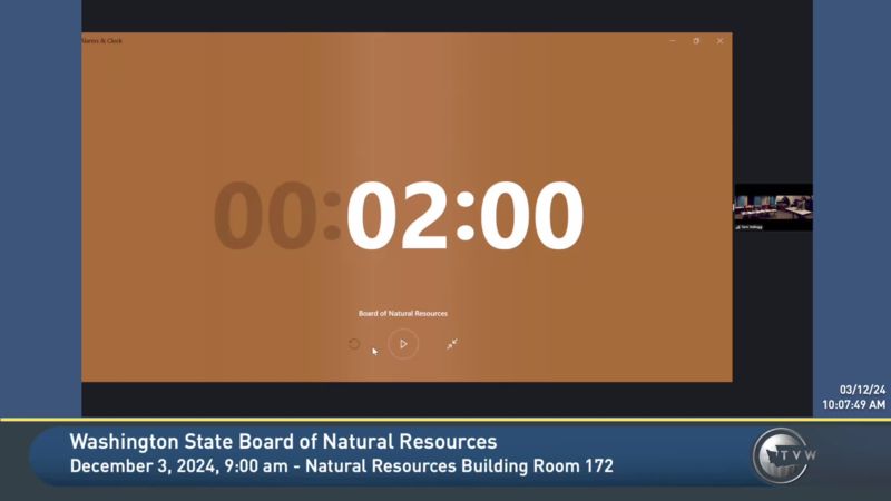 Washington State Board of Natural Resources - TVW