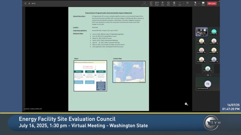 Energy Facility Site Evaluation Council - TVW