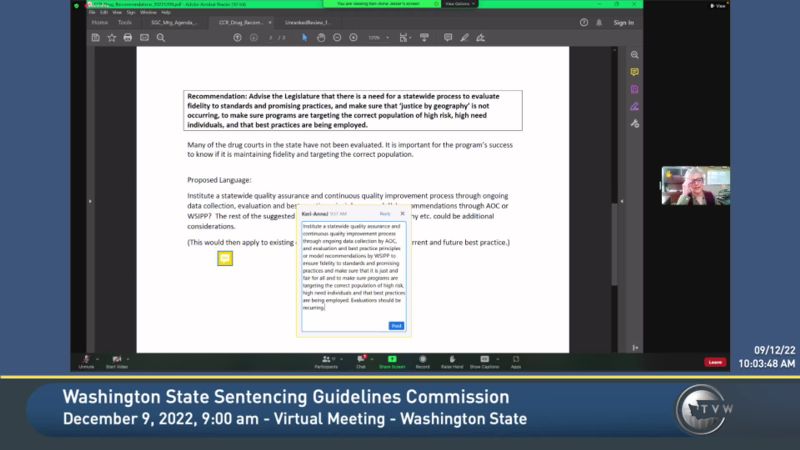 Washington State Sentencing Guidelines Commission - TVW
