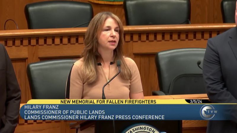 Lands Commissioner Hilary Franz Press Conference - TVW