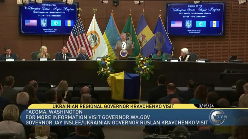 Governor Jay Inslee / Ukrainian Governor Ruslan Kravchenko Visit - TVW