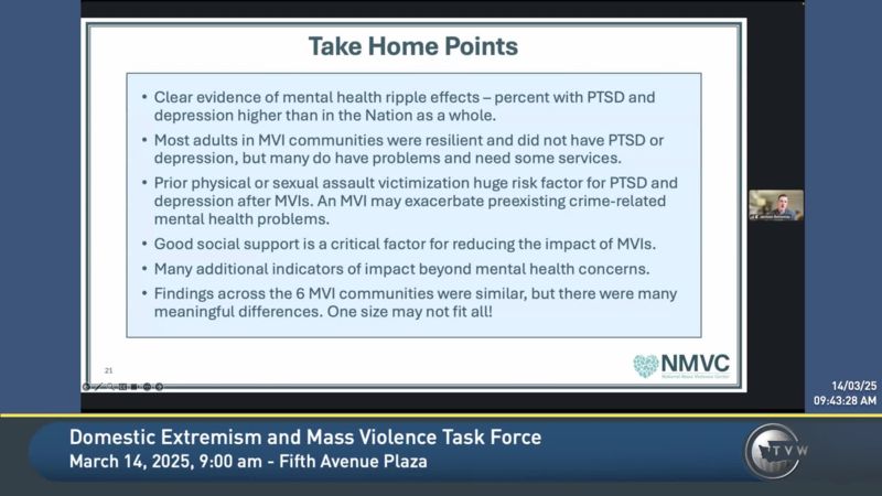 Domestic Extremism and Mass Violence Task Force - TVW