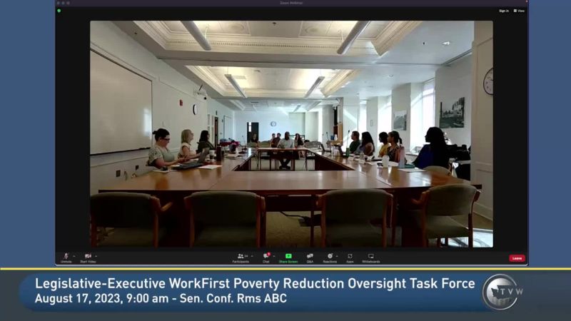 Legislative-Executive WorkFirst Poverty Reduction Oversight Task Force ...