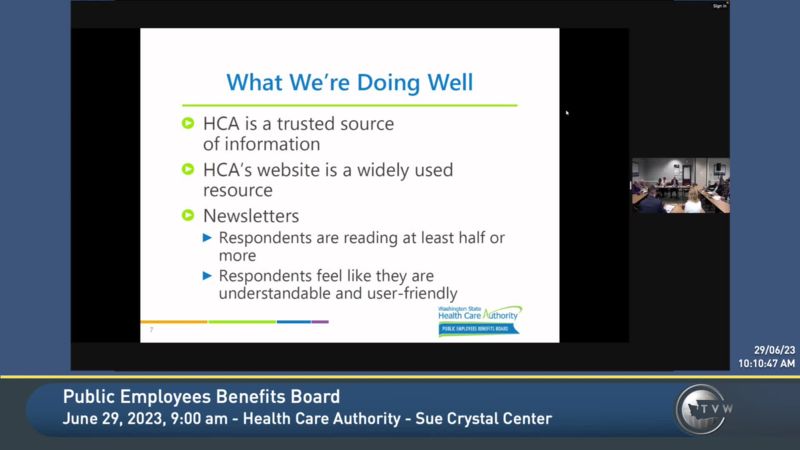 Public Employees Benefits Board - TVW