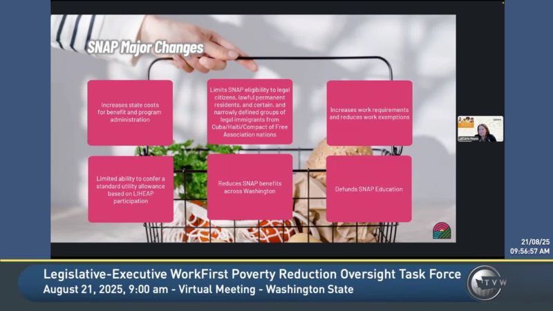 Legislative-Executive WorkFirst Poverty Reduction Oversight Task Force ...