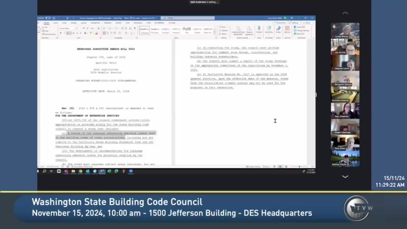Washington State Building Code Council - TVW
