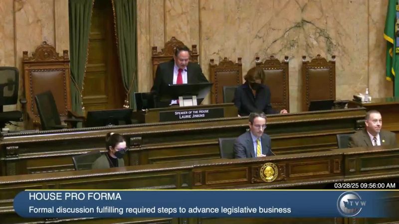 House Pro Forma Session - March 28 - TVW