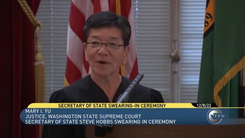 Secretary of State Swearing-In Ceremony - TVW