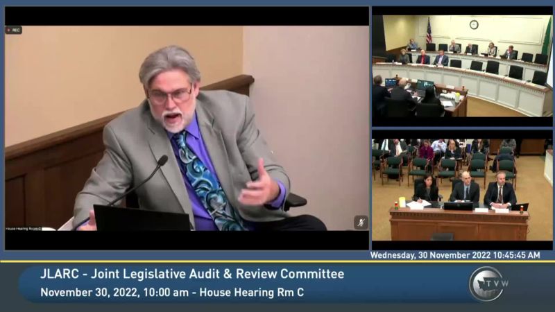JLARC - Joint Legislative Audit & Review Committee - TVW