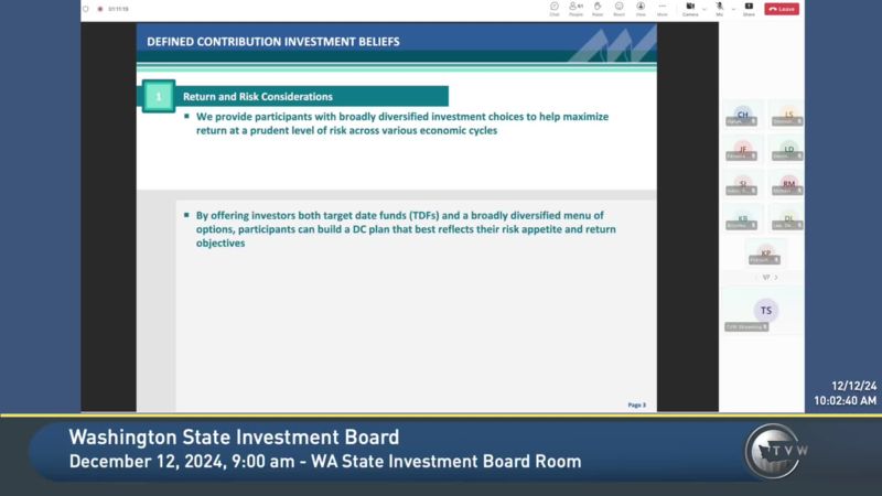 Washington State Investment Board - TVW