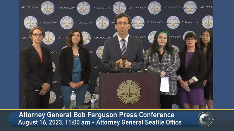 Attorney General Bob Ferguson Press Conference - TVW
