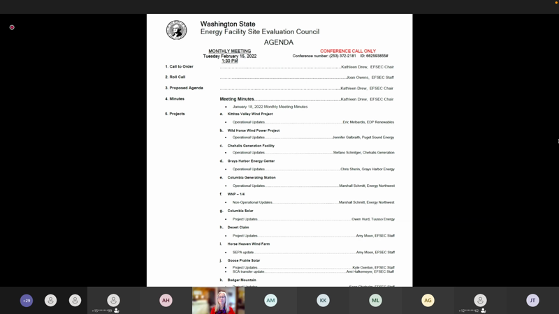 Energy Facility Site Evaluation Council - TVW
